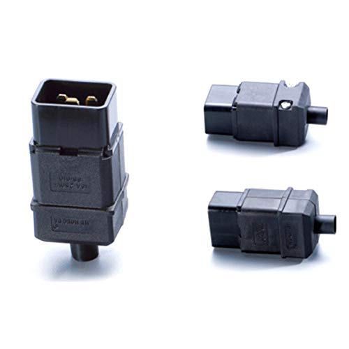 Amazon.com: Rewirable IEC320 C20 Male Plug PDU UPS 16A 250VAC IEC C20 ...