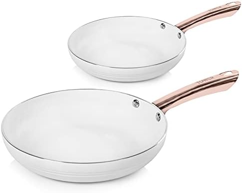 Tower T800000RW Linear Non Stick Induction Frying Pans Set, Cerasure ...