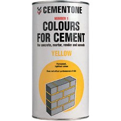 Cementone Colours For Cement - Yellow 1kg : Amazon.co.uk: Business ...