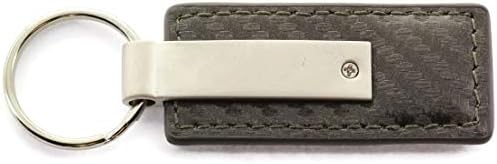 Amazon.com: Au-TOMOTIVE GOLD Carbon Fiber Rectangular Leather Key Chain ...