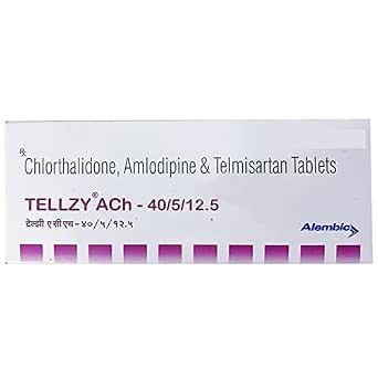 Tellzy Ach-40/5/12.5MG - Strip of 10 Tablets : Amazon.in: Health ...