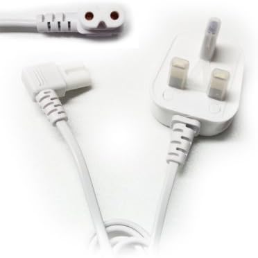 MEP Figure 8 AC connector/3amp moulded plug 5m: Amazon.co.uk ...