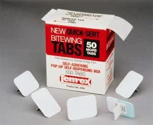 Amazon.com: Temrex Bite Wing Tabs, Adhesive. Box of 550 : Health ...
