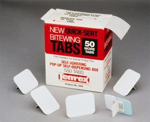 Amazon.com: Temrex Bite Wing Tabs, Adhesive. Box of 550 : Health ...