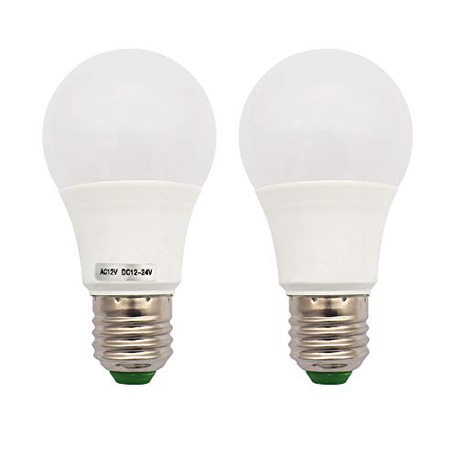 GRV E27 5W SMD LED AC12V/DC12V-24V Light Bulb 40W Incandescent ...