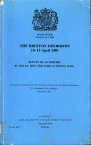 The Brixton Disorders, April 10-12, 1981: Inquiry Report. Chmn.Lord ...