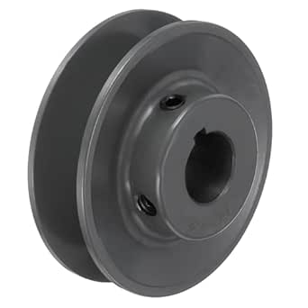 uxcell BK28-3/4 V-Belt Sheave 3/4"Bore 2.95"OD Single Groove Web Sheave ...