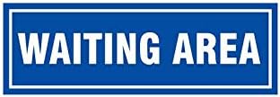 999Store office supplies sunboard Waiting Area sticker signage Sign ...