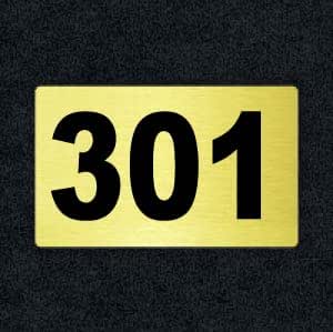 Number Plate 301 Room, Hotel, Hospital, Lodge,Apartment, Flat,Door No ...