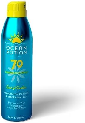 Amazon.com: Ocean Potion Sun Care Continuous Sunscreen Spray SPF 70 ...