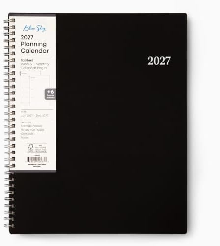 Amazon.com : Blue Sky 2027 Weekly and Monthly Planner Calendar ...