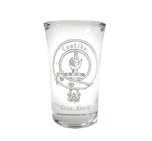 Amazon.com: Boyd Scottish Family Clan Crest Shot Glass 1.5 oz - Free ...