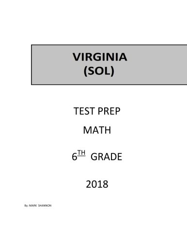 Amazon.com: 6th Grade Virginia SOL Test Prep: 6th Grade Virginia ...