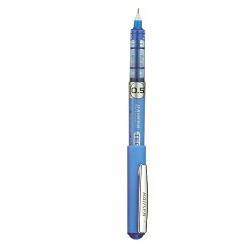Hauser Tech 5 Liquid ink Blue Pen Pack of - 2 : Amazon.in