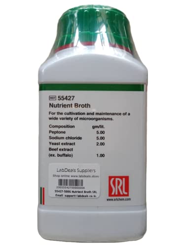 SRL Nutrient Broth 500Gm, Storage : 8 to 25°C (Cool & dry area), Shelf ...