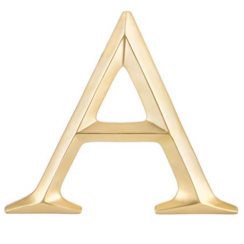 Amazon.com: Large 12" Hand Painted Gold Letter Wall Decor Monogram ...