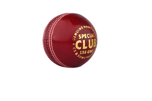 Cs & Sons Special Club (Red) Cricket Leather Ball : Amazon.in: Sports ...