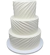 Amazon.com: FromJennWithLove Fake Cake Display - 3 Tier Textured ...