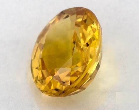 Buy WorldwideGems Sri Lanka Silon Pukhraj 5.25 Ratti Stone Original ...