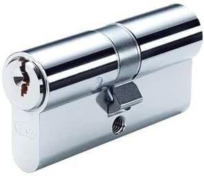 BKS belvius Doppelzylinder mit N+G inkl. 5 Schlüssel, Schließzylinder, Doppelprofilzylinder (45/ ...