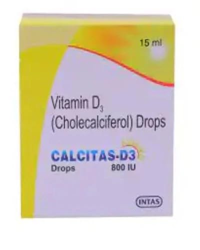 Calcitas-D3 800IU Paed - Bottle of 1 Drops : Amazon.in: Health ...