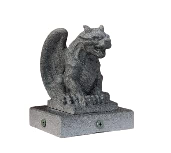 Amazon.com: Gargoyle Fence Post Topper 4x4 PVC Vinyl or Wood - Garden ...