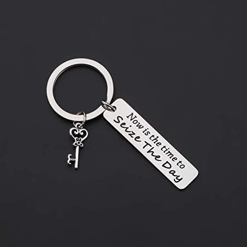 Inspired Gift Now is The Time to Seize The Day Musical Theatre Keychain ...