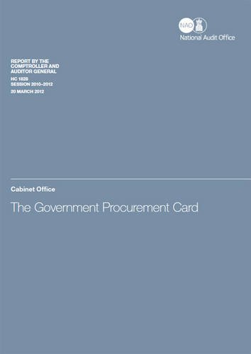 Buy The Government Procurement Card: Cabinet Office: 2010-12 1828 ...
