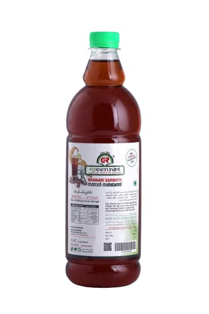 Green Root Drinks Nannari Syurp/Nannari Sharbat Syrup Standard Quality ...