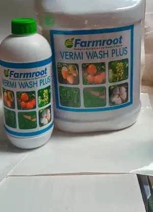 Farmroot Farm VERMI WASH Plus Pack of 1 Litre Manure (Liquid) : Amazon ...