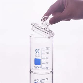 Lab Beaker Beaker in Low Form Without spout,Capacity 150ml,Outer Diameter=60mm,Thickness=2.8mm ...