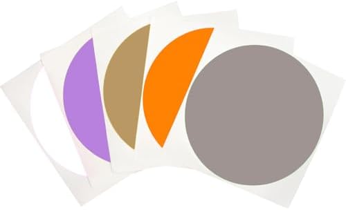 Amazon.com: BriCabel 4 Inch Colored Moving Large Round Labels-100Pcs(5 ...