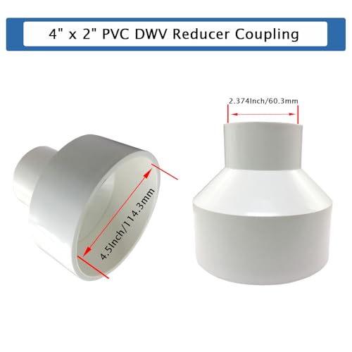 Reducción De 4 A 2 Pulgadas PVC - Ferreteria Y Herramientas