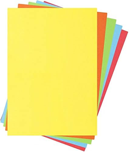 10 Colours, A4 120gsm Coloured Art Paper - Assorted Pack, 100 sheets ...