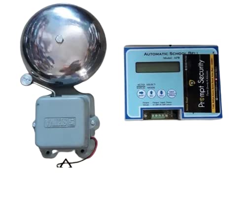 Prompt Security Automatic School Bell Timer System with 6 inch Gong ...