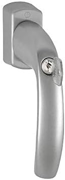 Hoppe New York Window Handle Lockable Aluminium with Secu100 ...