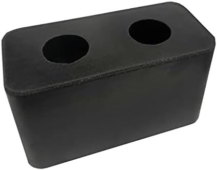Amazon.com: Reinforced Rubber Dock Bumper 6” x 3.25” x 3” inch - Molded ...
