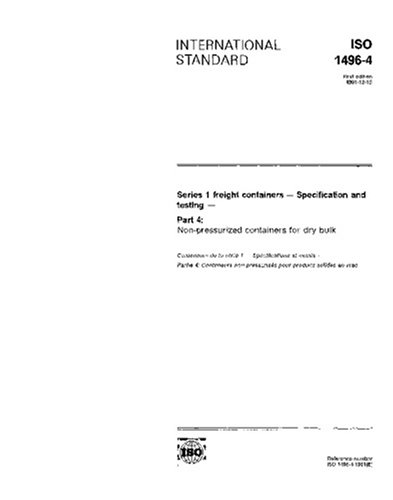 ISO 1496-4:1991, Series 1 freight containers - Specification and ...