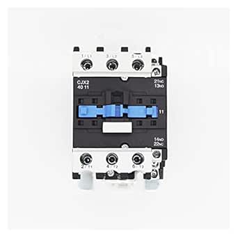 Contactor CJX2-4011 LC1D40 AC.Contactor 40A 3-Phase 3-Pole 38 0V 220V 50/60.Hz DIN Rail Mounted ...