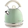Ariete Retro Style Dome Kettle and 2 Slice Toaster Set, Vintage Design ...