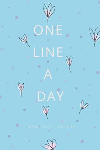 One line a day journal one year: One sentence a day notebook diary for ...