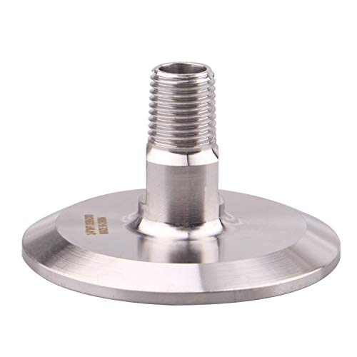 Snapklik.com : 2 Inch Sanitary Tri Clamp To 1/4 Male Tri Clover