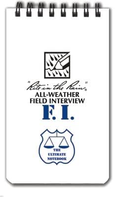 Amazon.com: Field Interview Pocket Notebook - 3" x 5" : Office Products
