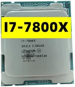 I7-7800X CPU 14 nm 6-Cores 12-Threads 3.5GHz 8.25MB TDP 140W I7 7800X ...