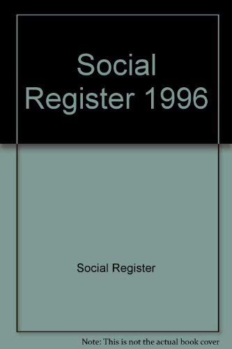Social Register 1996: Social Register: 9780940281097: Amazon.com: Books