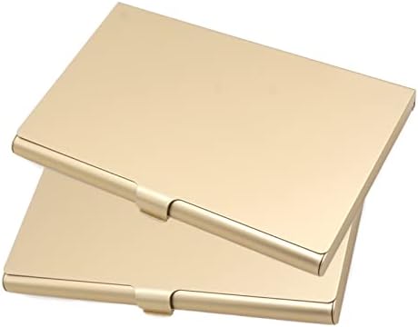 Amazon.com: Joyangy Pack of 2 Pink Metal Business Card Holder, Aluminum ...