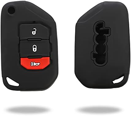 Amazon.com: TOMALL 2Pcs Silicone Key Fob Cover 3 Buttons Keyless Jacket ...