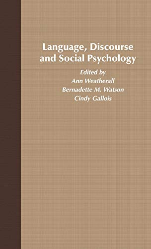 Ebook Language Discourse And Social Psychology First Edition Edition