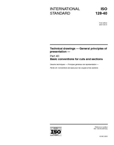 ISO 128-40:2001, Technical drawings - General principles of ...