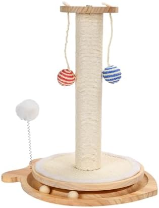 Amazon.com : PetnFam Cat Scratching Post,Cat Scratcher,5in1 Sturdy Fish ...